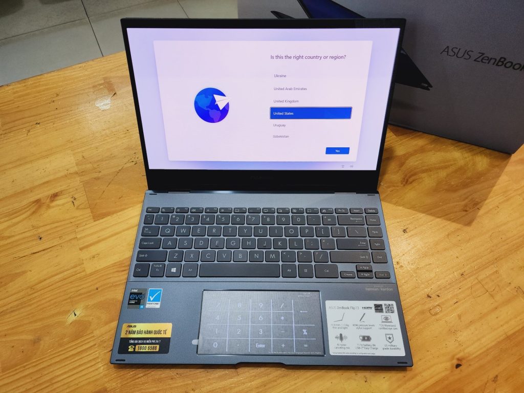 Asus Zenbook Flip UX363EA i5-1135G7 /8GB Ram /512GB SSD /13.3″ FHD OLED ...